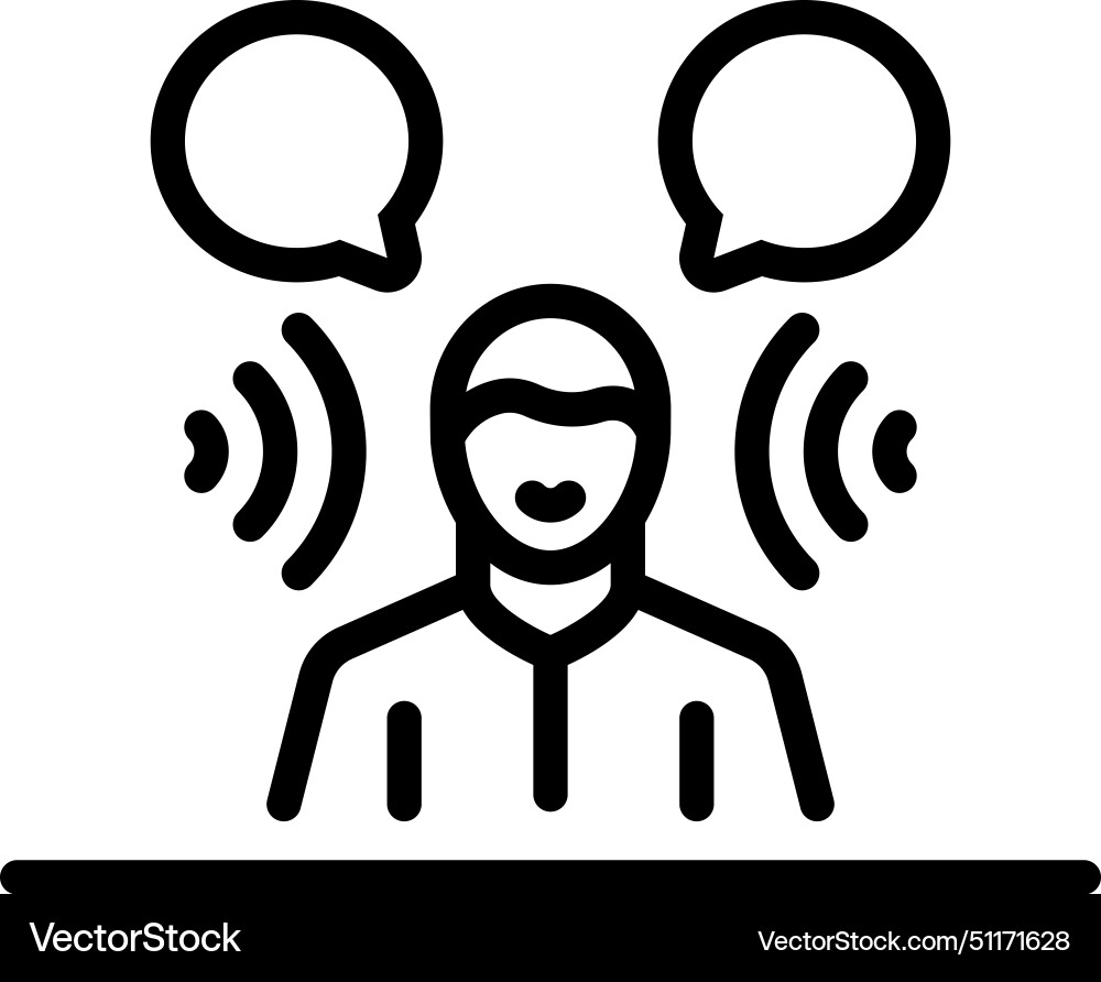 Active listening Royalty Free Vector Image - VectorStock