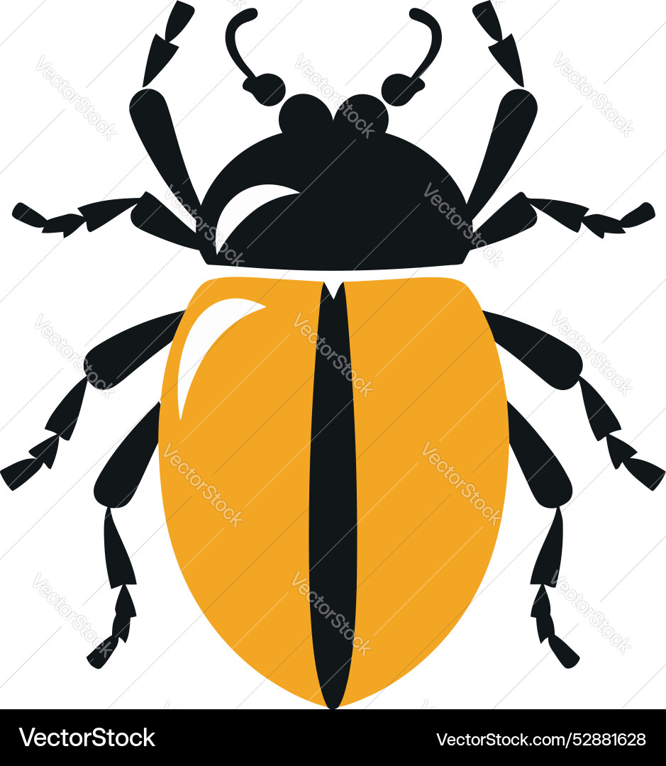 Hive kingdom insignia bug face royalty Royalty Free Vector