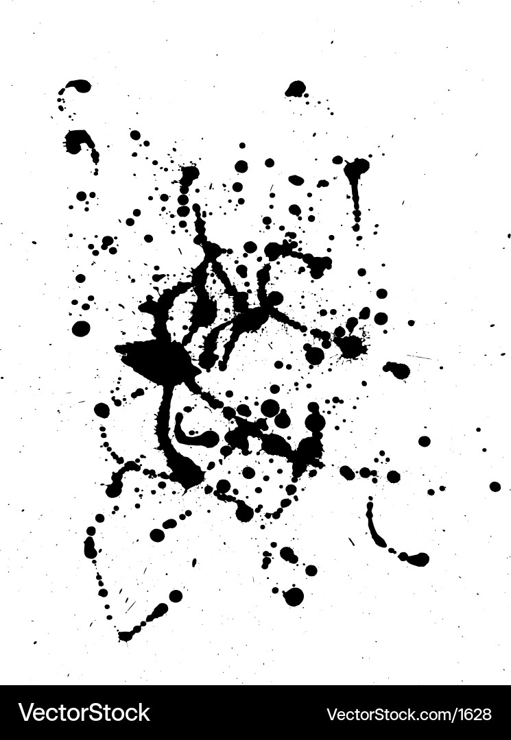 Ink splat Royalty Free Vector Image - VectorStock