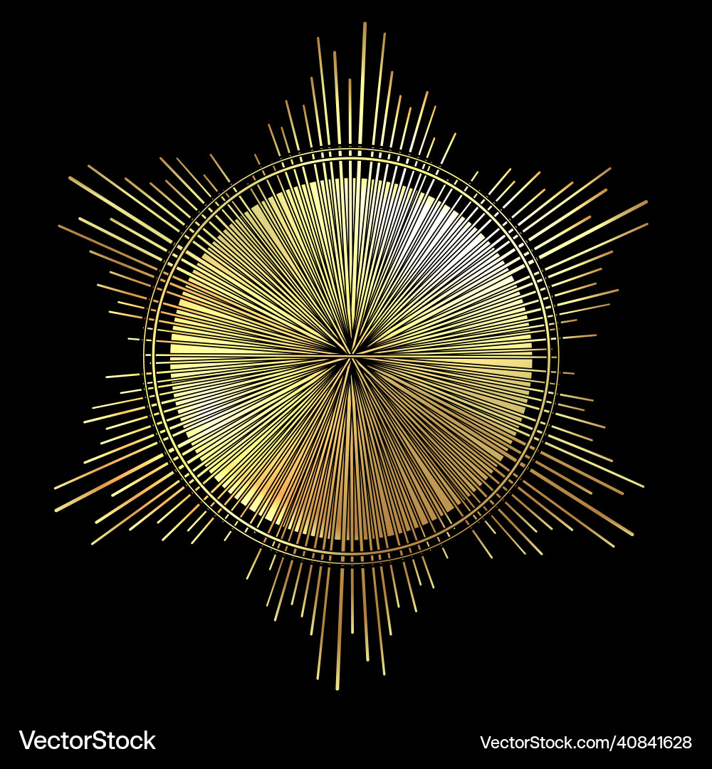 Radiant Halo Symbol (40841628) – Royalty-Free Vector | VectorStock