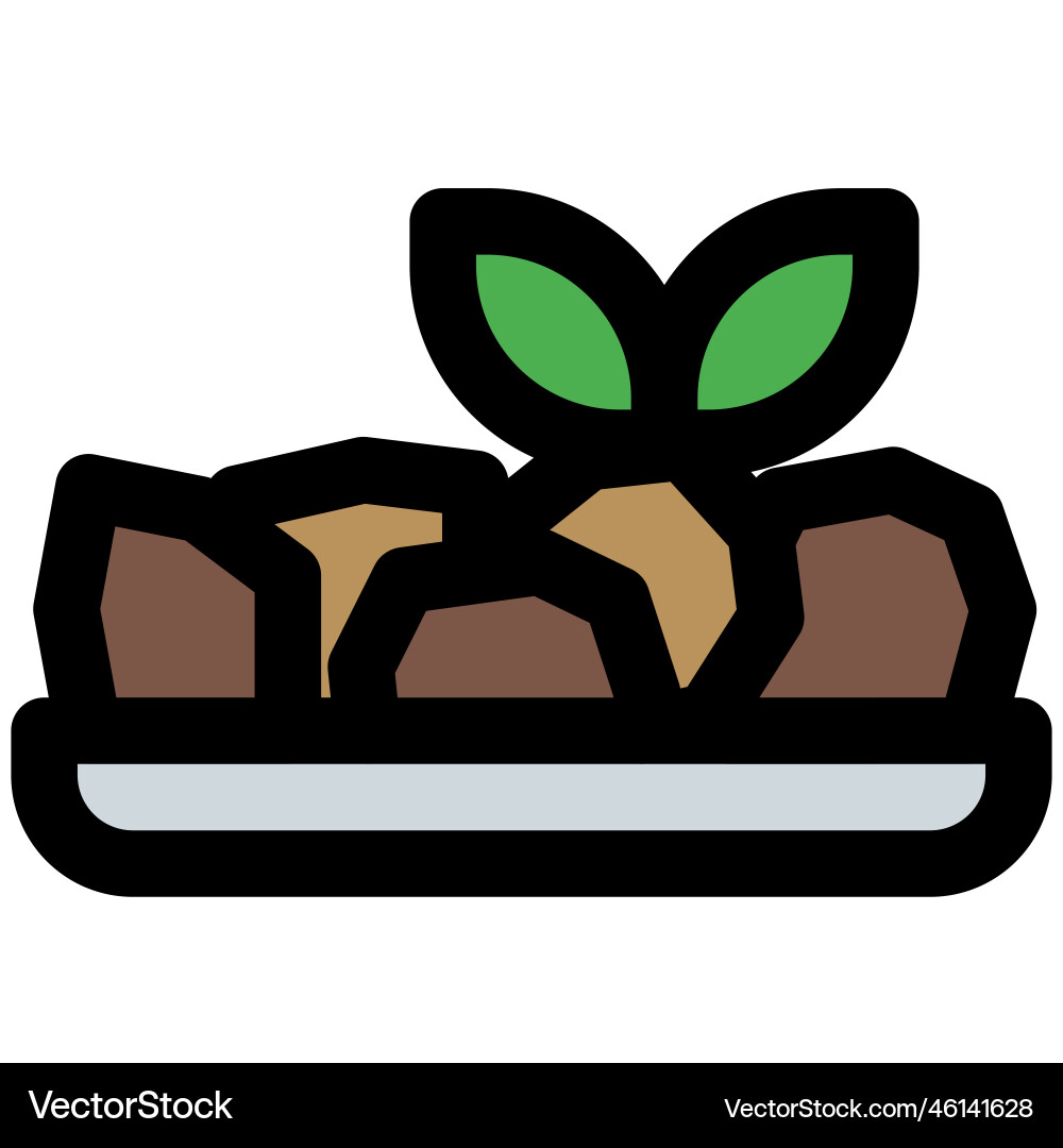 Rendang spicy indonesian meat dish Royalty Free Vector Image