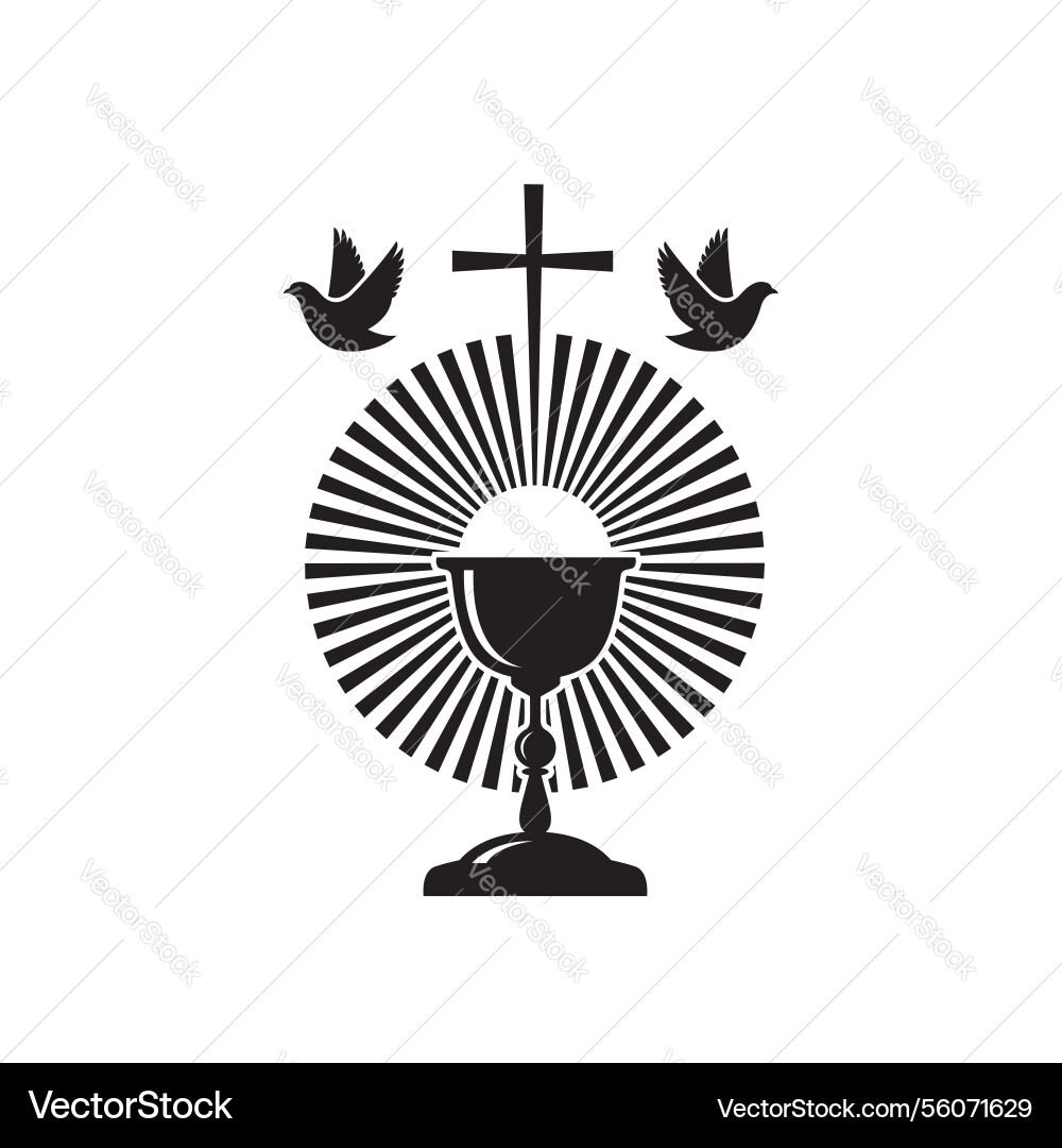 Holy communion icon Royalty Free Vector Image - VectorStock