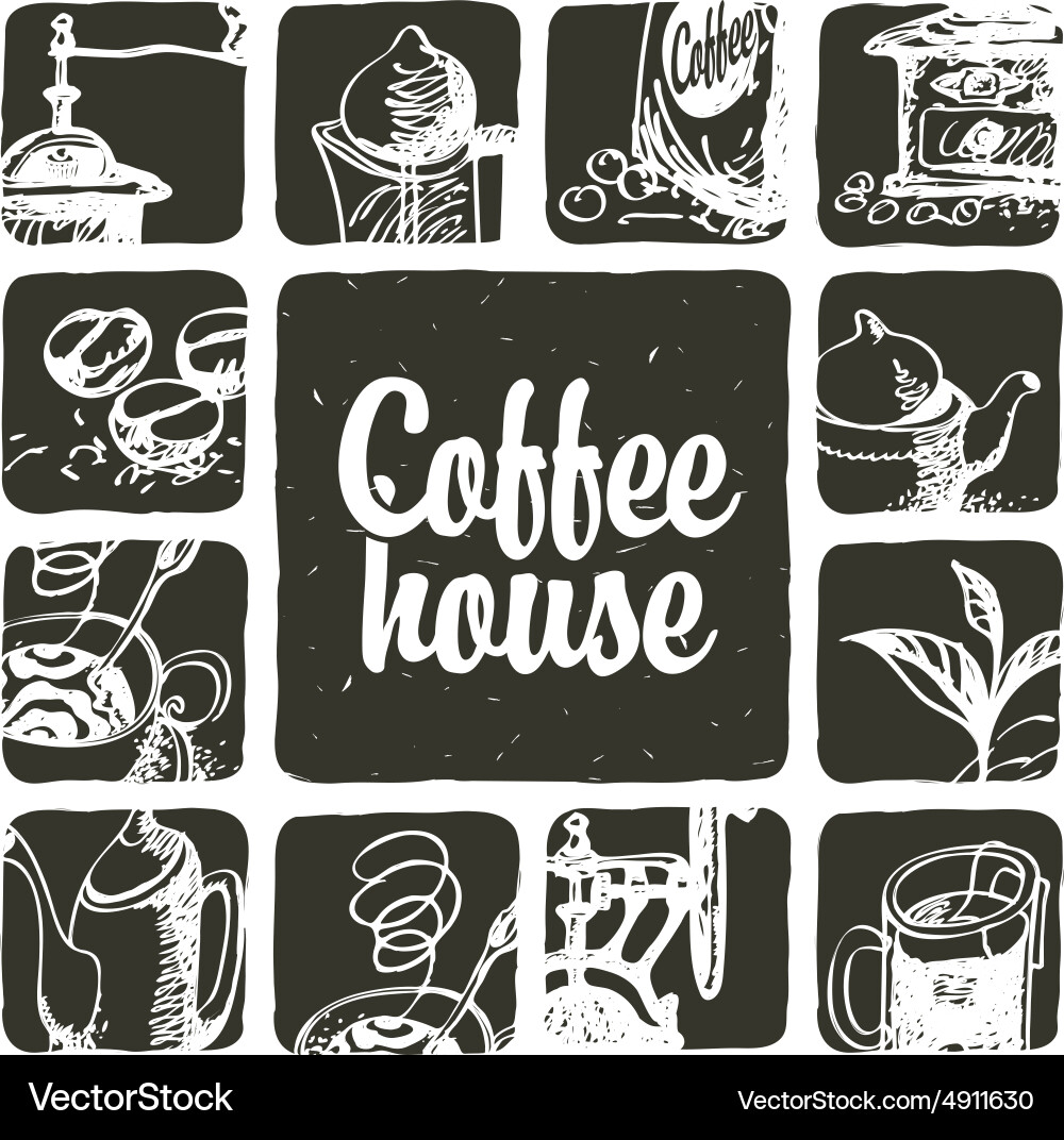 Coffee house Royalty Free Vector Image - VectorStock