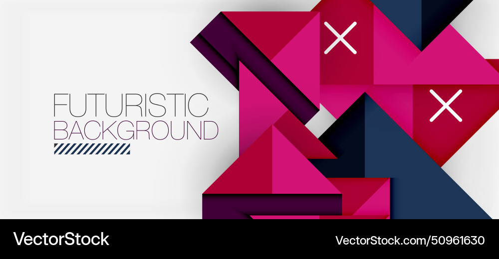 Triangle background for Royalty Free Vector Image