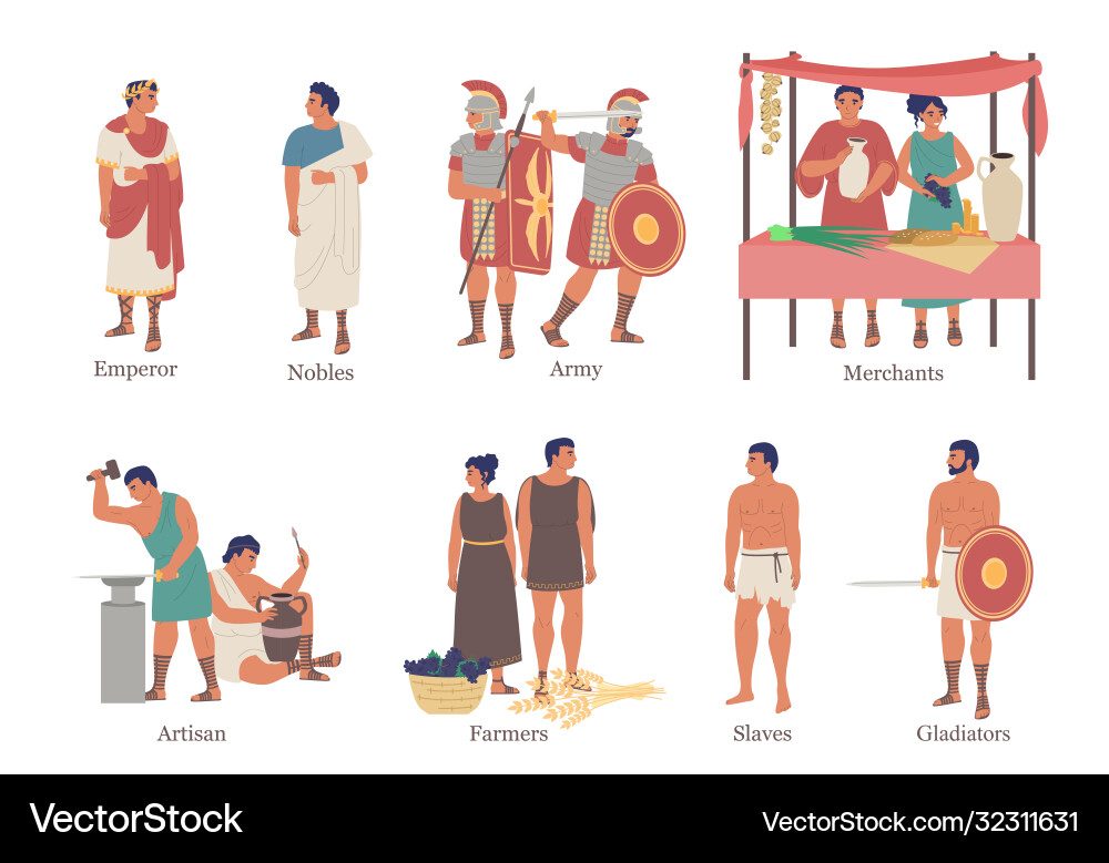 Roman Society Vector Images (42)