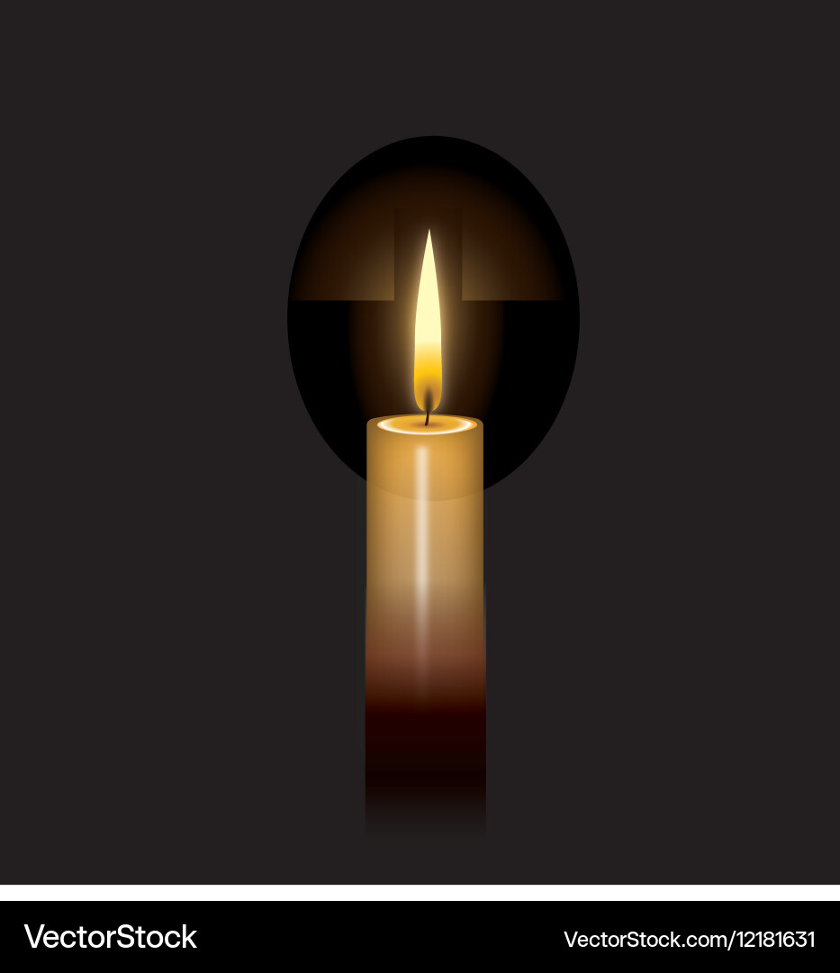 Candle Royalty Free Vector Image - VectorStock