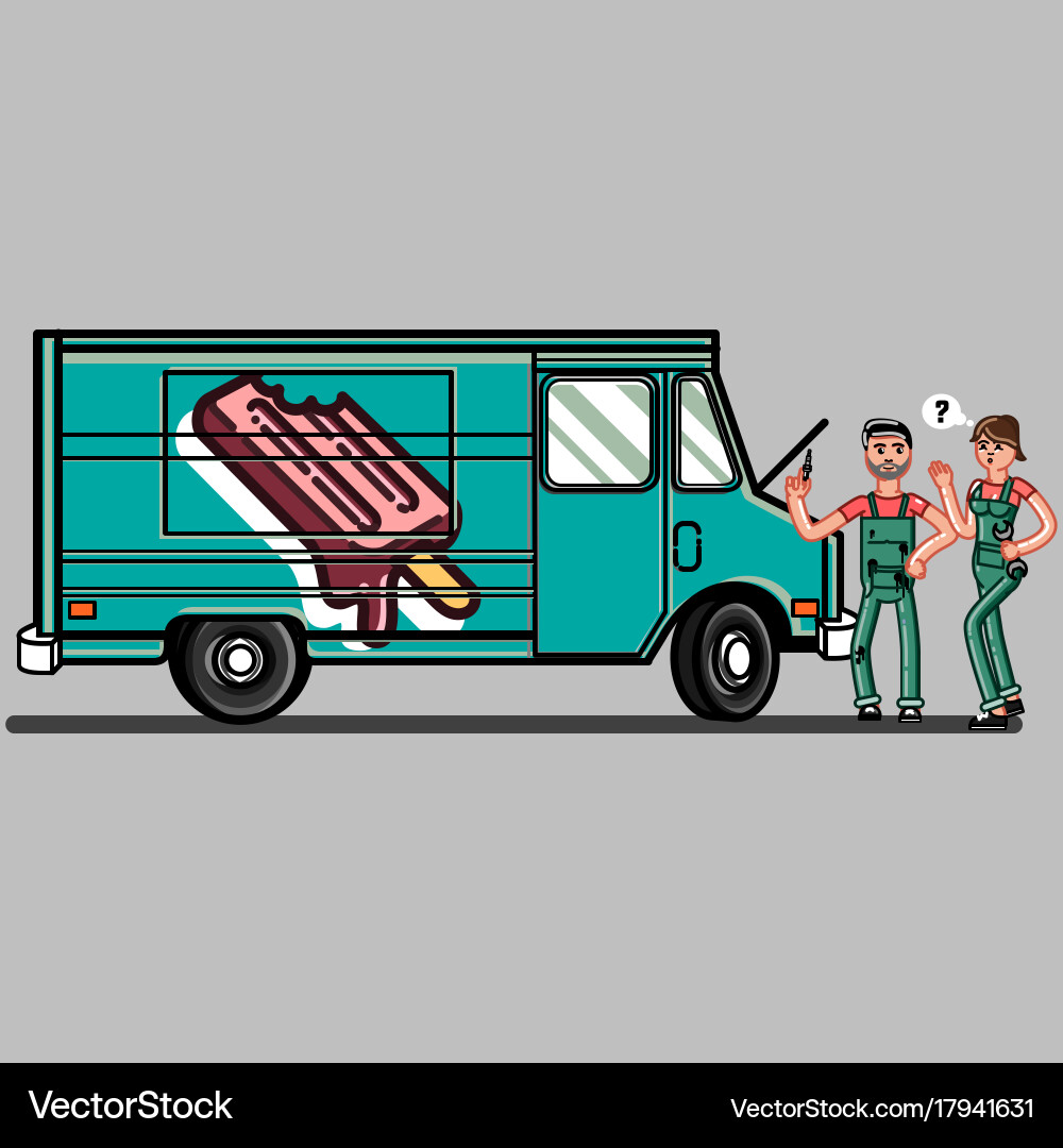 Car breakdown Royalty Free Vector Image - VectorStock