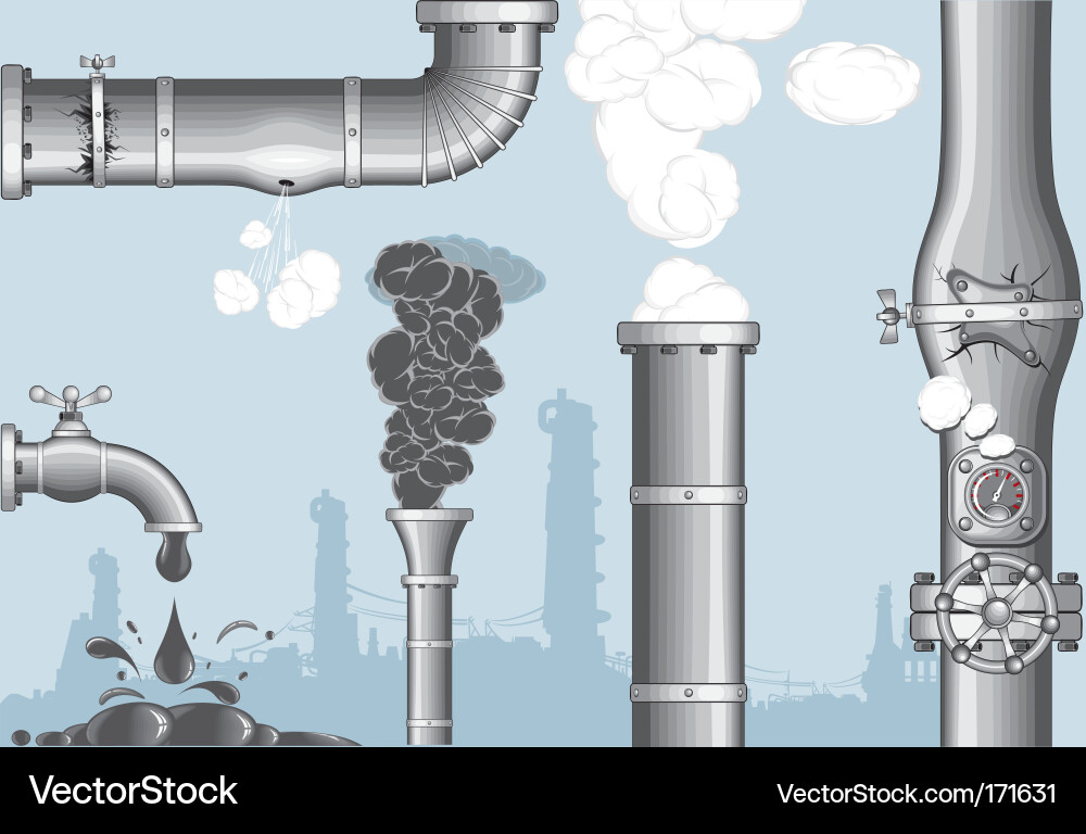 Elements industrial Royalty Free Vector Image - VectorStock