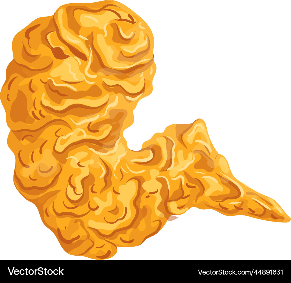 Wing fried chicken cartoon Royalty Free Vector Image
