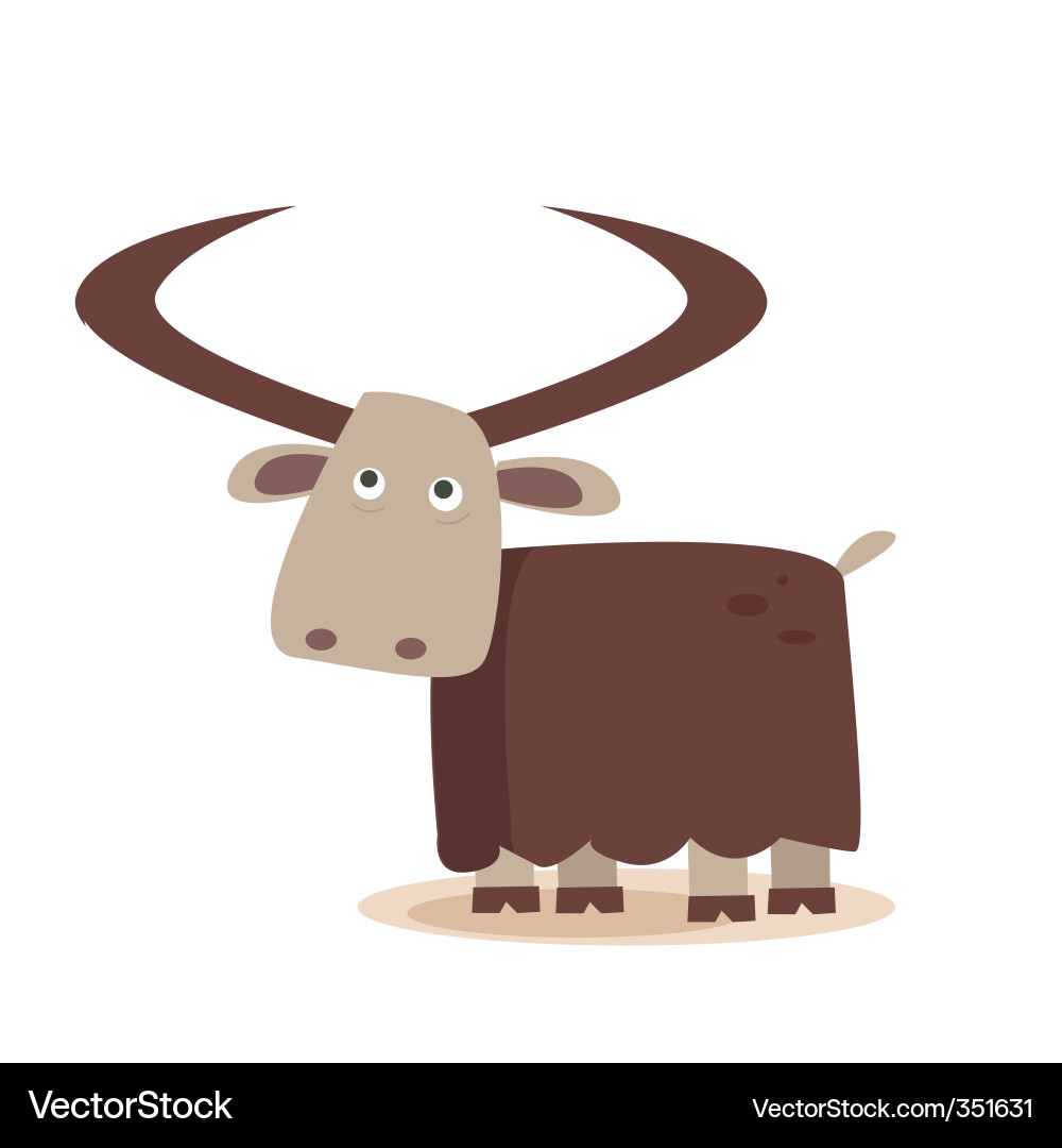 Yak Royalty Free Vector Image - VectorStock