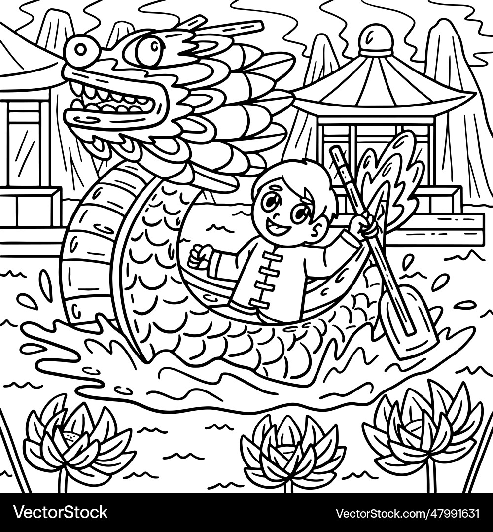 Dragon Boat Festival Coloring Pages [2025]