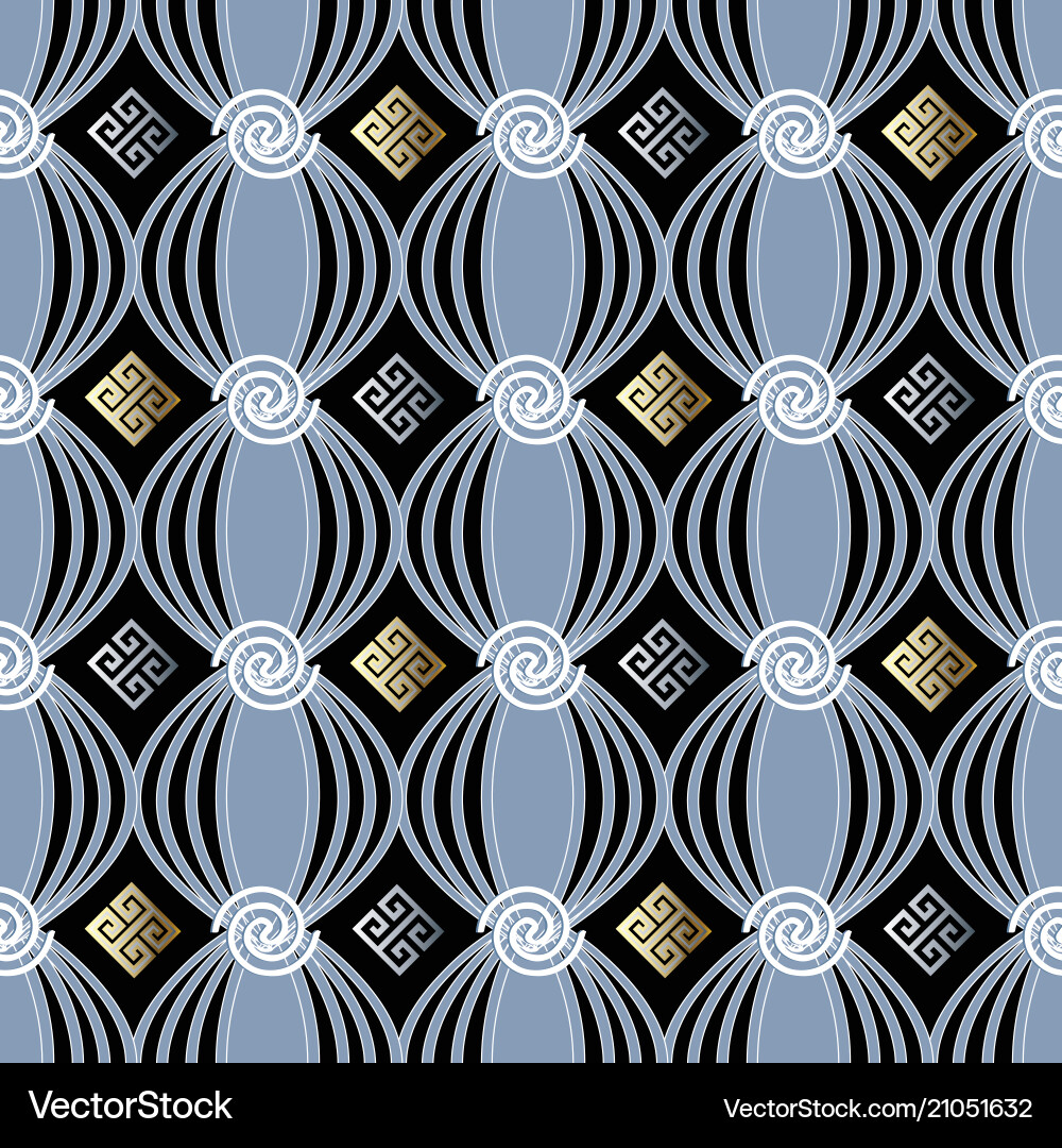 Modern greek seamless pattern Royalty Free Vector Image