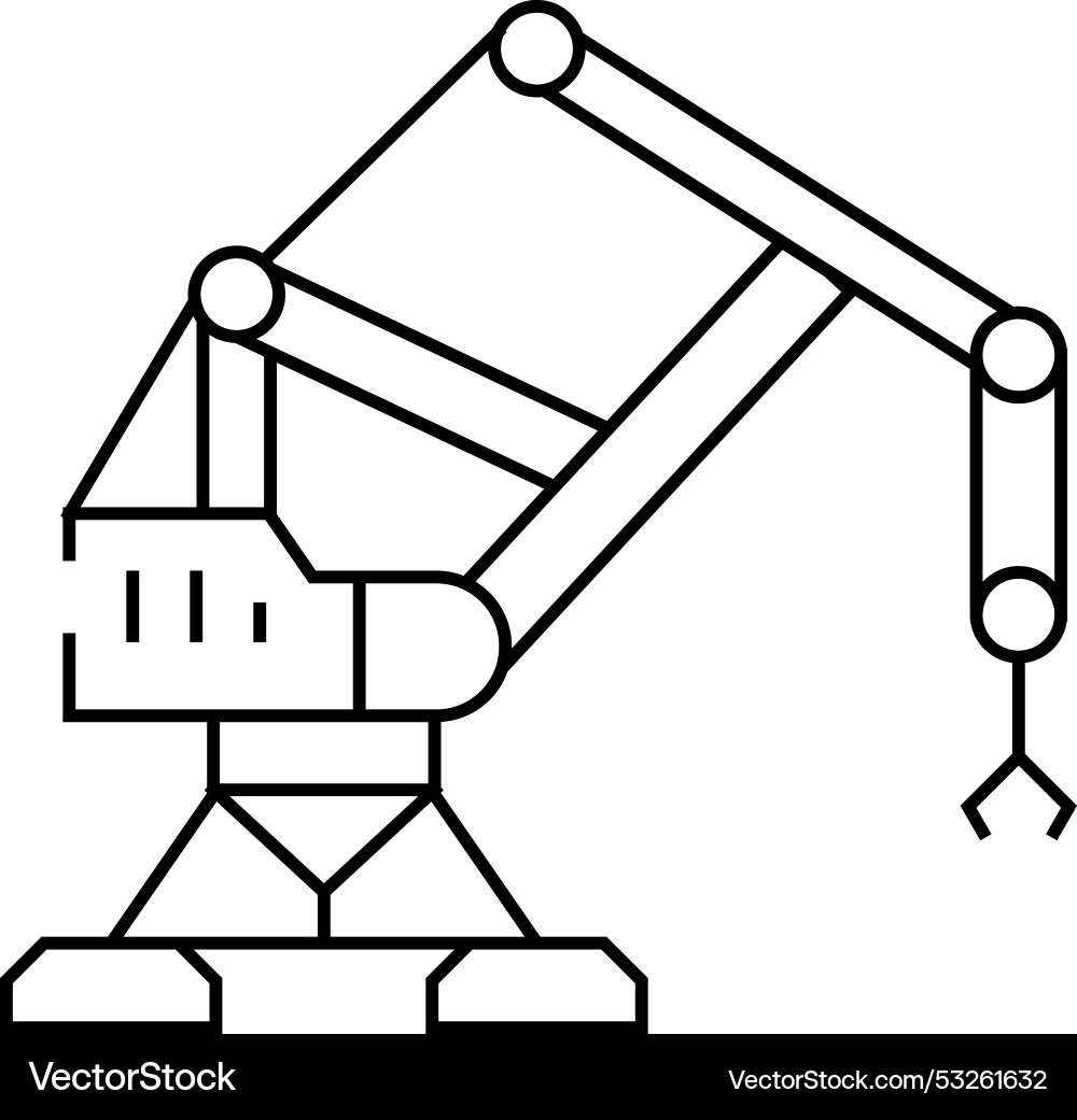 Unloading steel production line icon Royalty Free Vector
