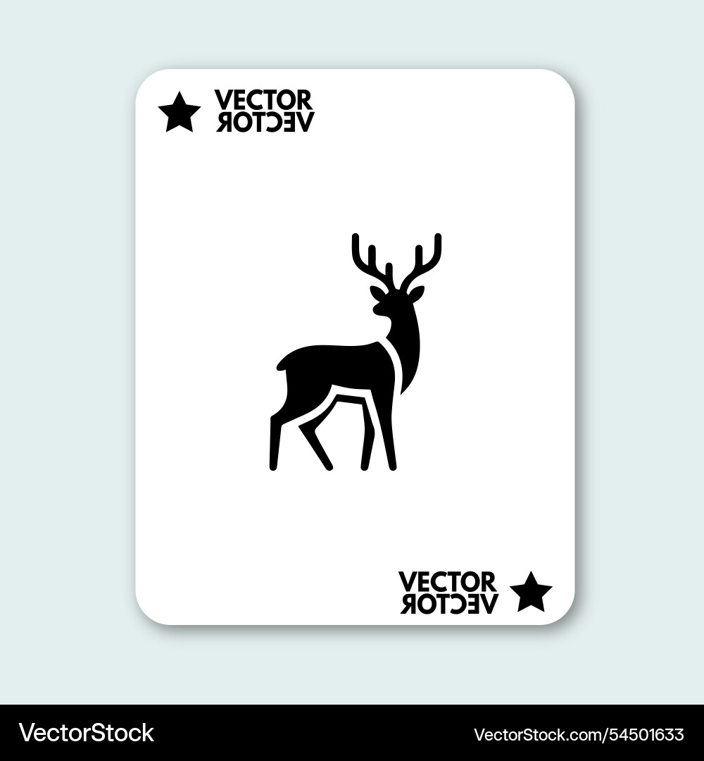 Mouse deer logo icon Royalty Free Vector Image