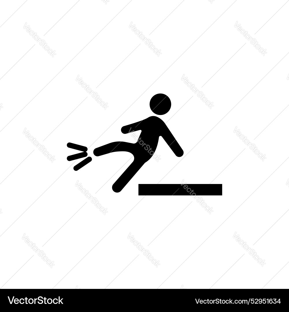 Accident icon isolated on white background Vector Image