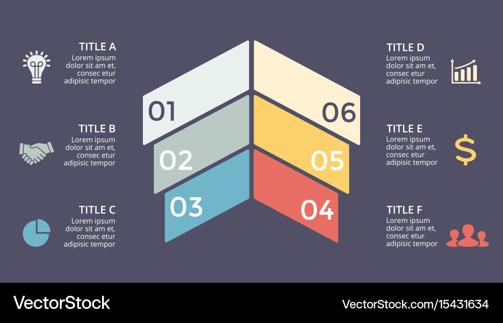 Arrows infographic growth diagram chart Royalty Free Vector