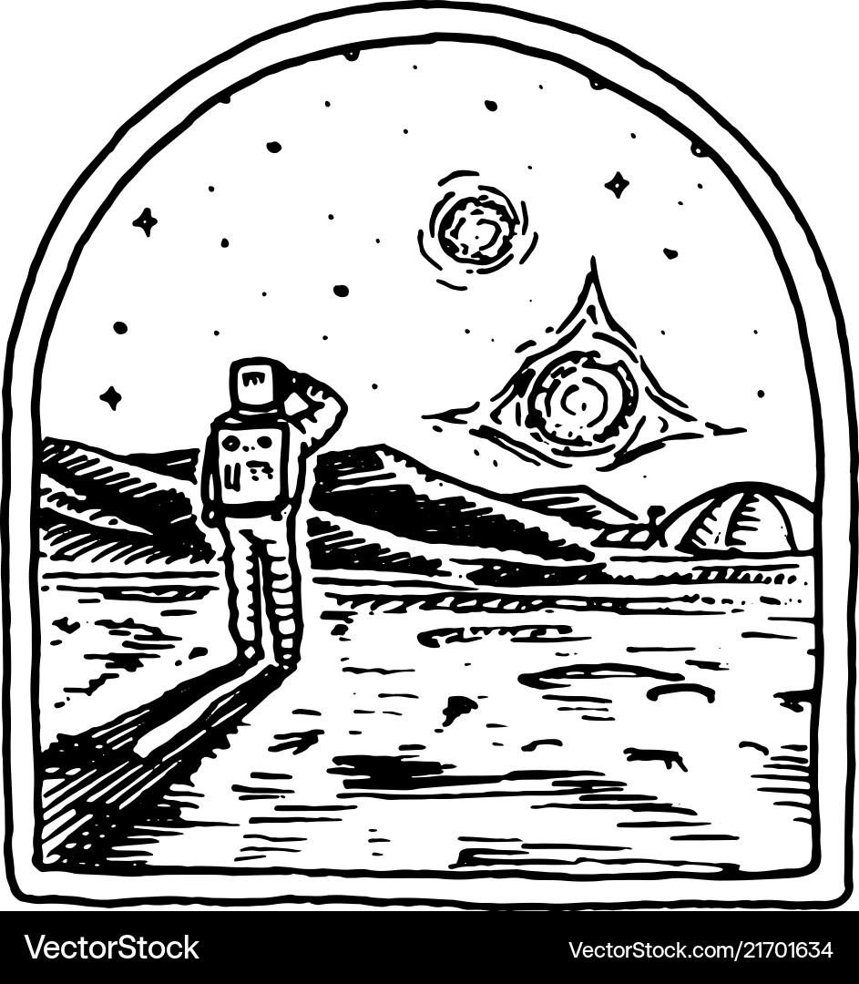 Mission To Mars Drawing