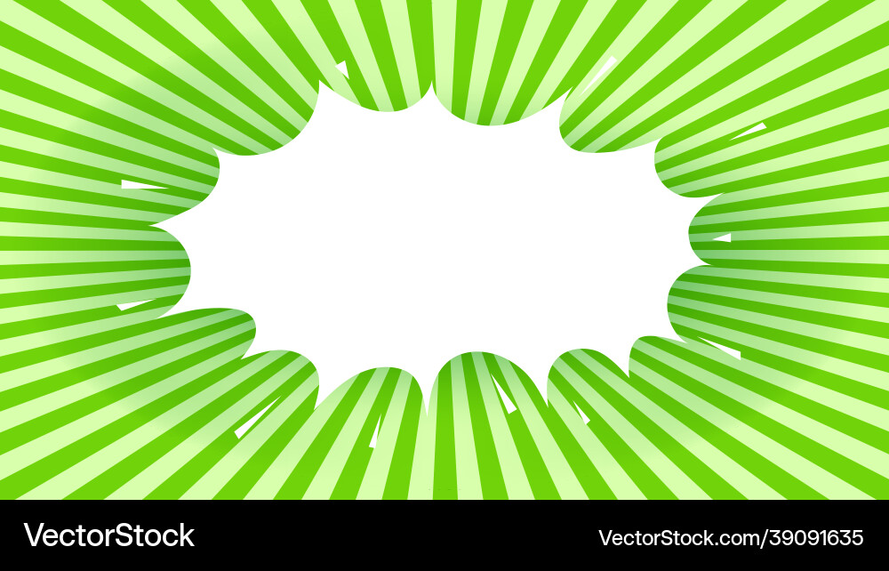 Comic style speech cloud with copy space Vector Image