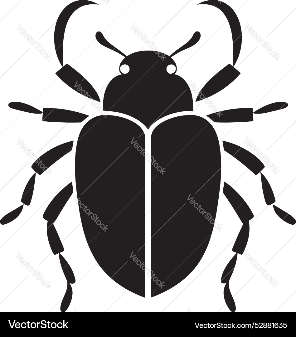 Crawling emblem insect dynasty heraldry Royalty Free Vector