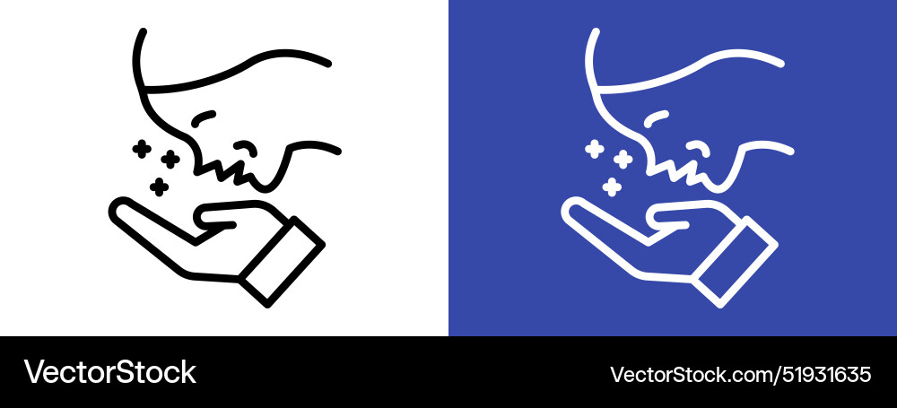 Face cleansing icon ideal for skincare Royalty Free Vector