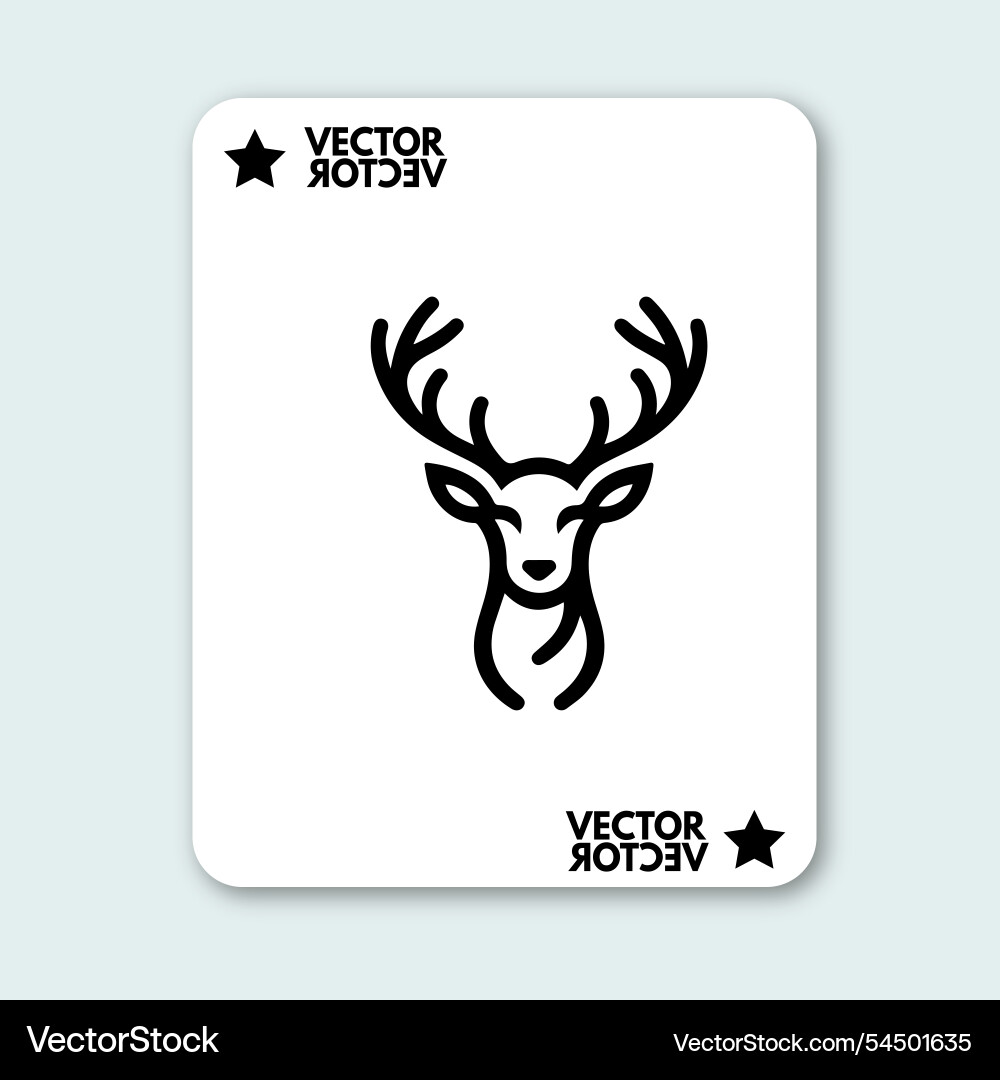 Mouse deer logo icon – Royalty-Free Vector | VectorStock