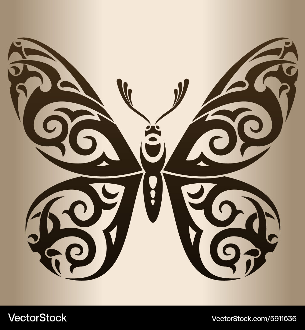 Butterfly Royalty Free Vector Image - VectorStock