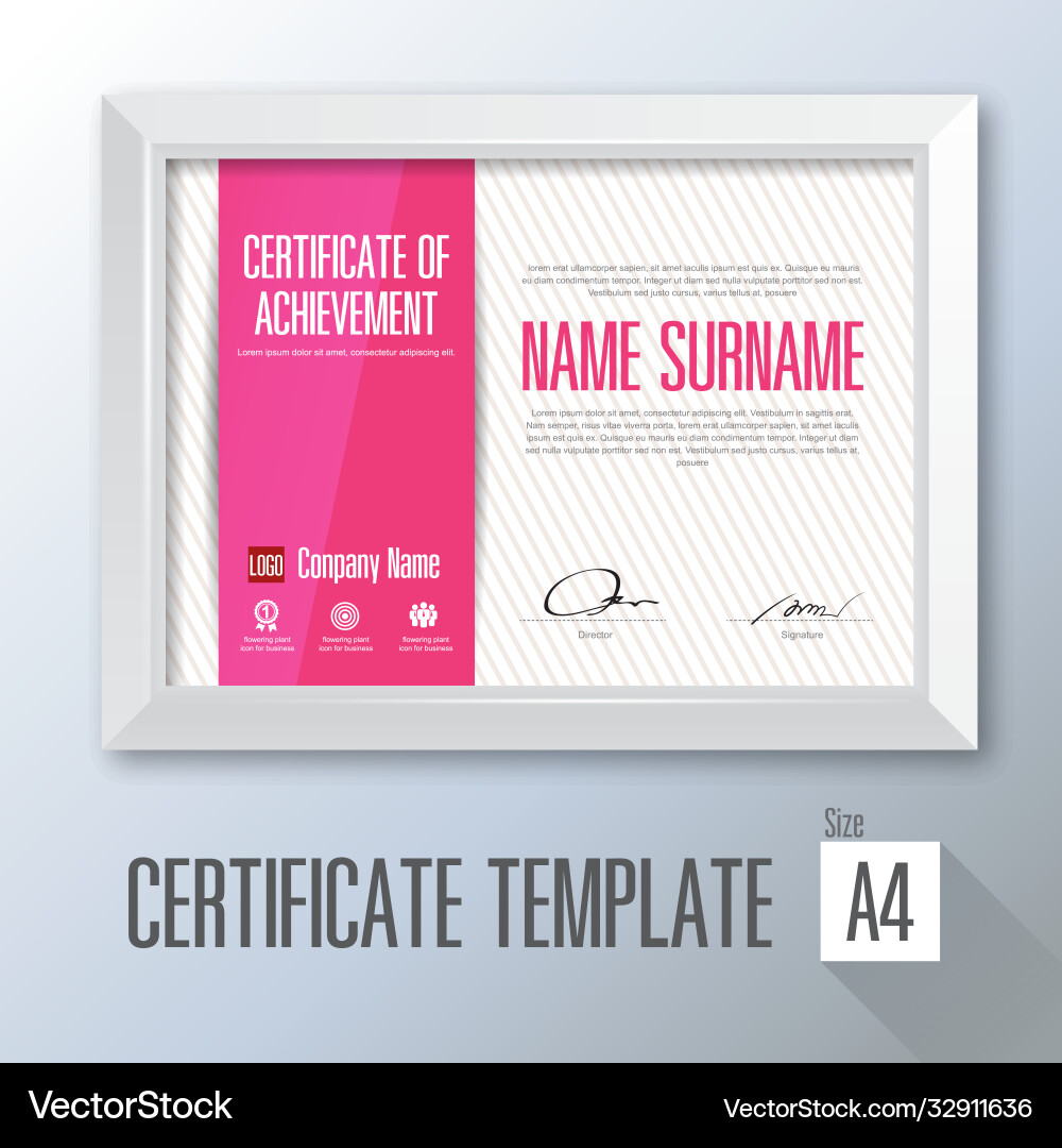 Certificate 12 Royalty Free Vector Image - VectorStock