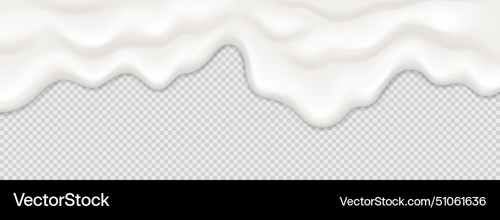 Yogurt milk or cream surface creamy liquid melt Vector Image