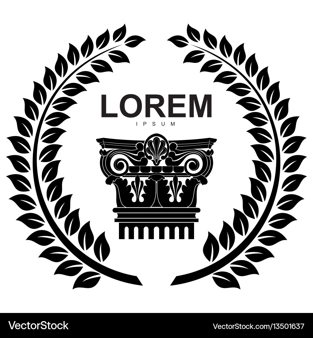 Logo drawing Royalty Free Vector Image - VectorStock