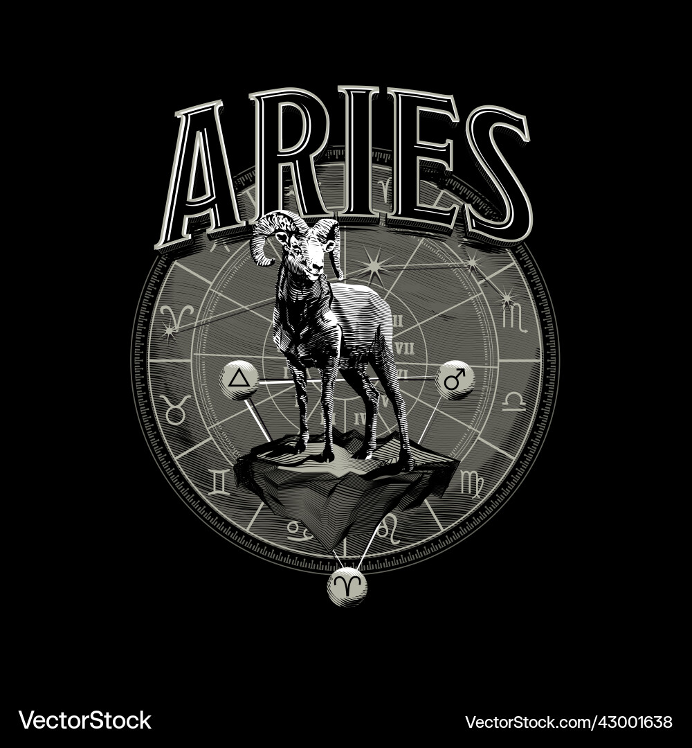 Aries Royalty Free Vector Image - VectorStock