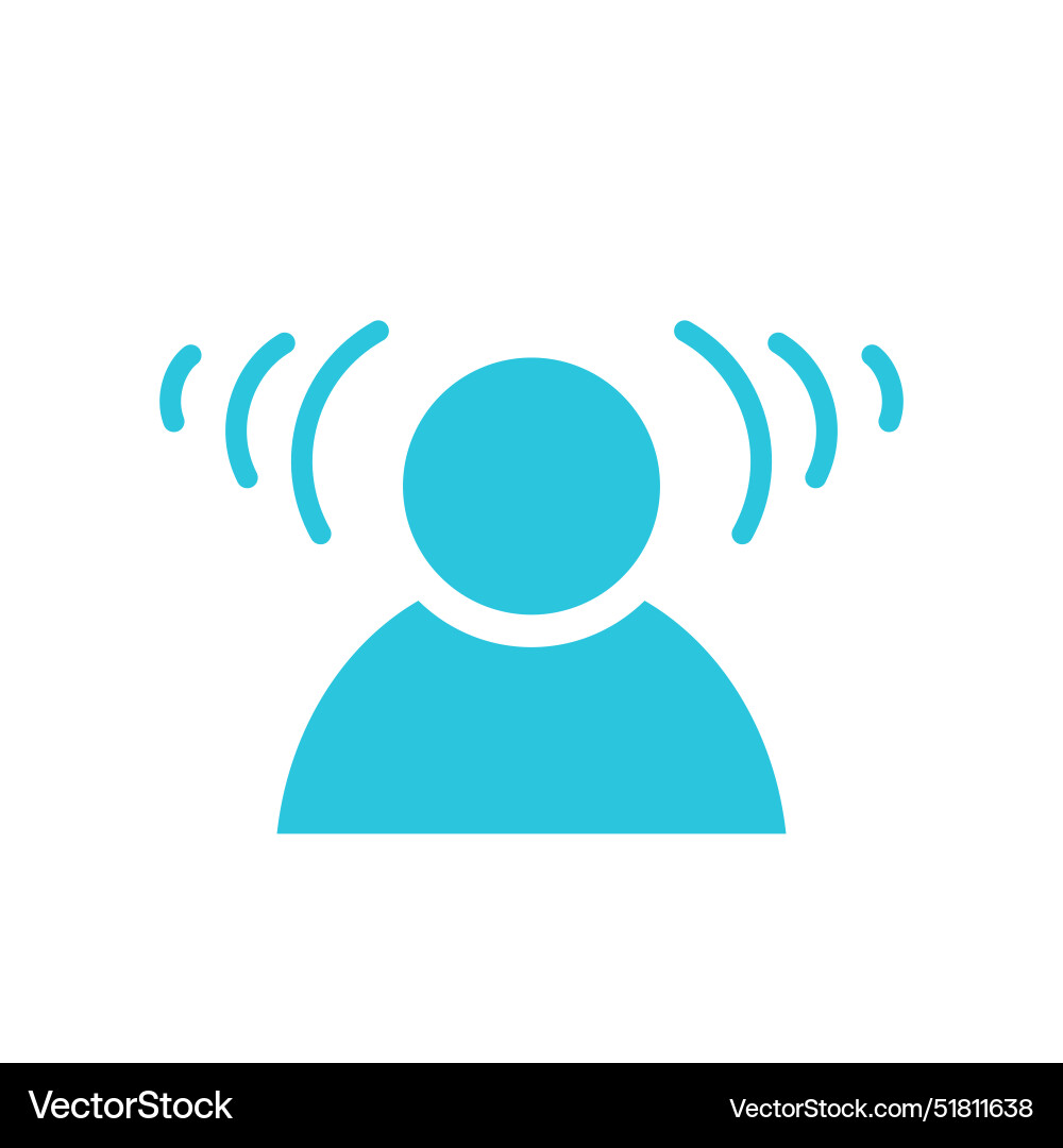 Awareness icon isolated on white background Vector Image