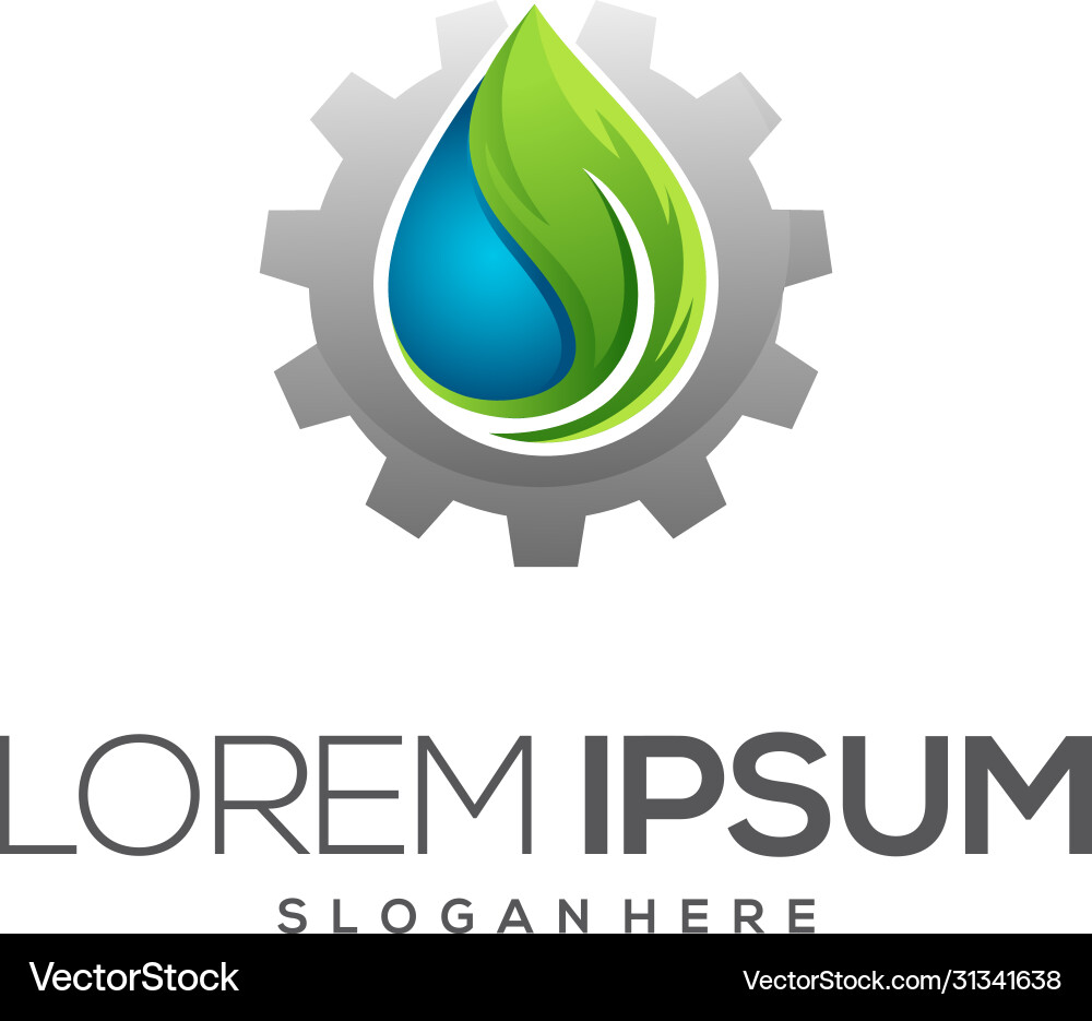 Eco System Logo - Green Growth Royalty Free Vector Image