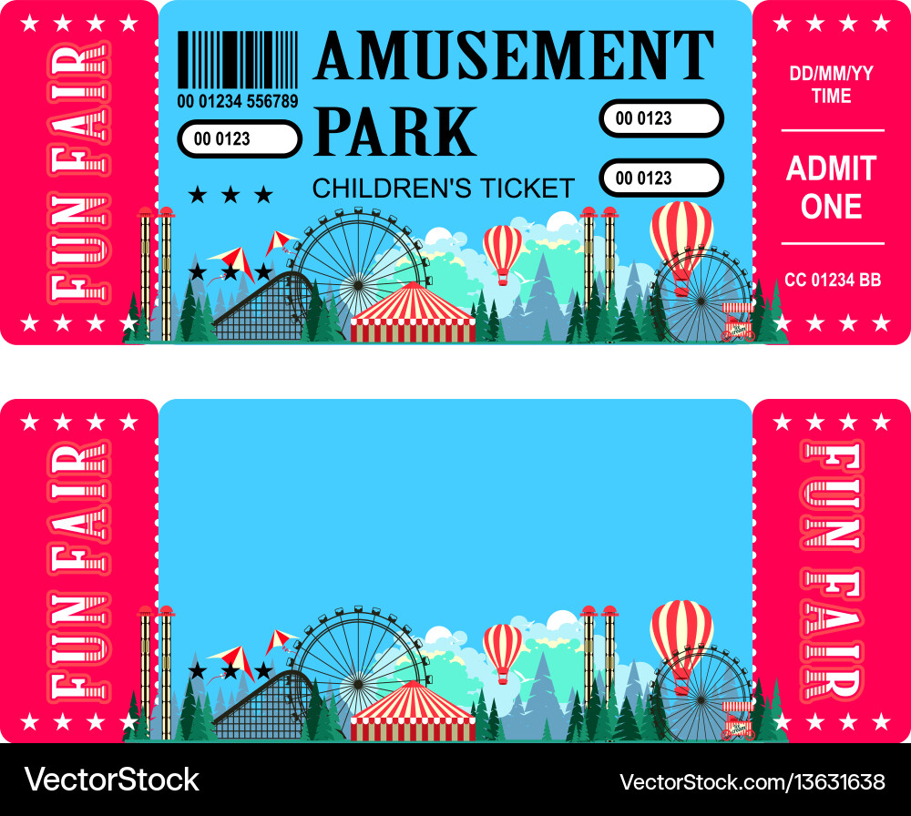 Cartoon Raffle Tickets Vector Images (over 390)