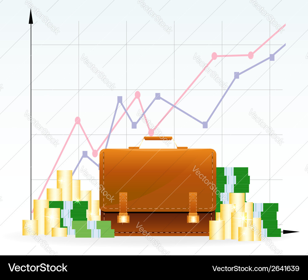 Business success background Royalty Free Vector Image