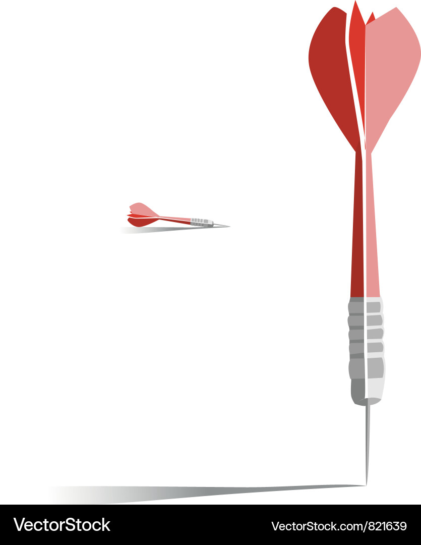Darts Royalty Free Vector Image - VectorStock