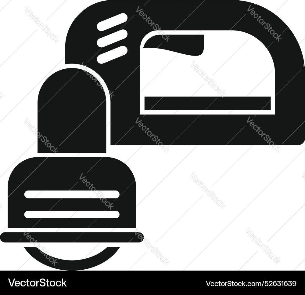 Electric hand planer being used for woodworking Vector Image