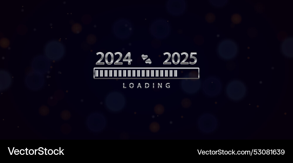 Road to 2025 exciting changes ahead Royalty Free Vector
