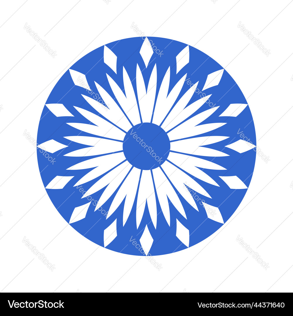 Blue cornflower icon Royalty Free Vector Image