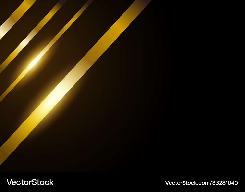 Golden lines abstract background Royalty Free Vector Image