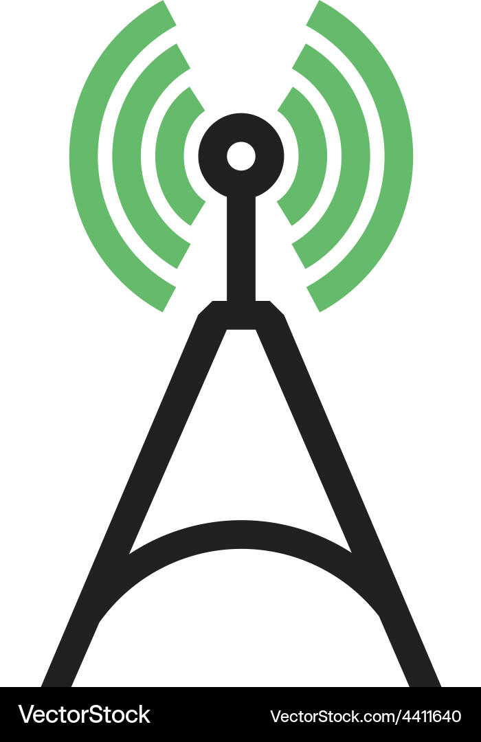 Telecom tower Royalty Free Vector Image - VectorStock