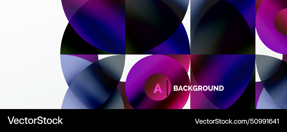 Eyecatching design with colorful circles Vector Image