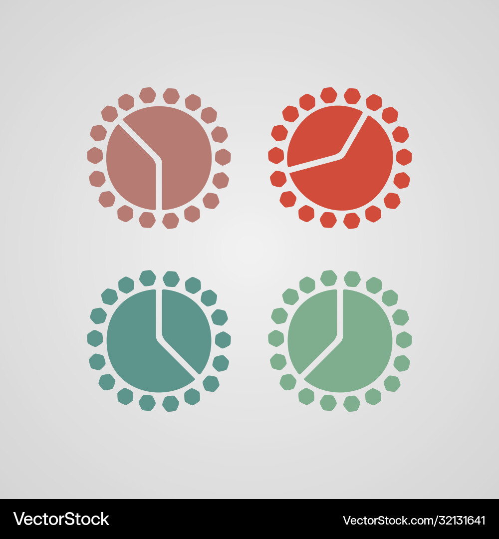 Paper sticker alarm clock Royalty Free Vector Image