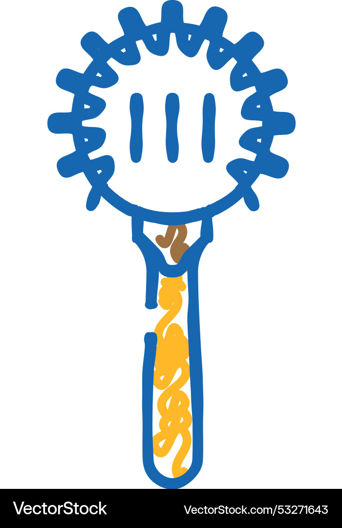 Strainer bartender icon doodle Royalty Free Vector Image