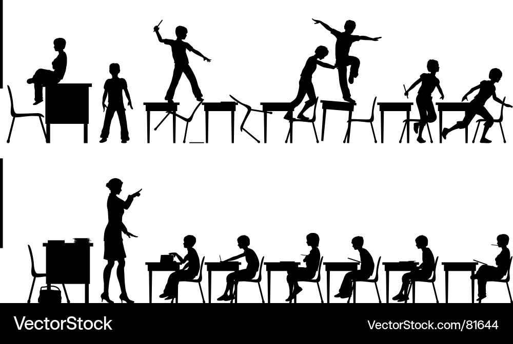 Classroom Royalty Free Vector Image - VectorStock