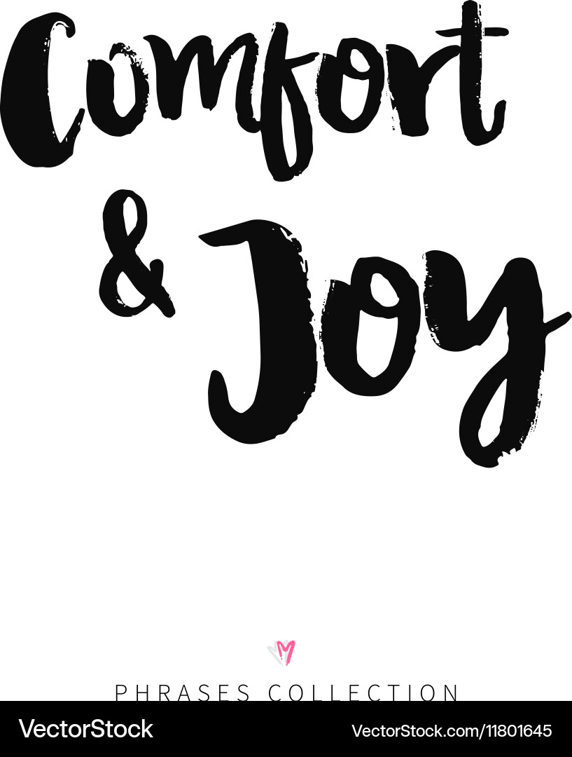 Hand drawn lettering poster Royalty Free Vector Image