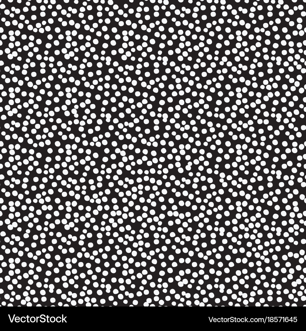 Scattered dot seamless pattern Royalty Free Vector Image