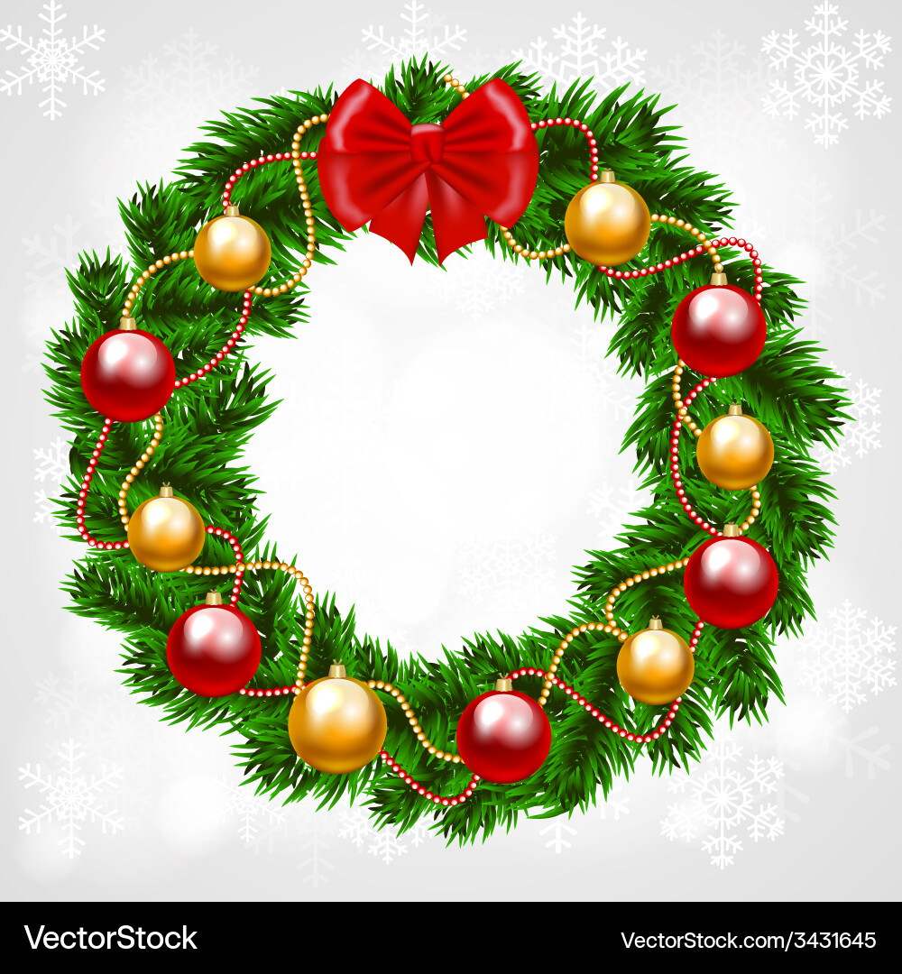 Wreath Royalty Free Vector Image - VectorStock