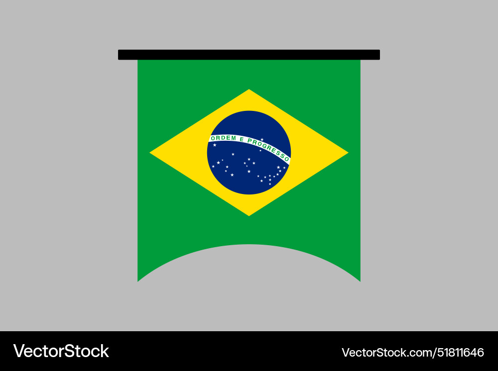 Brazil flag (51811646) – Free Vector | VectorStock