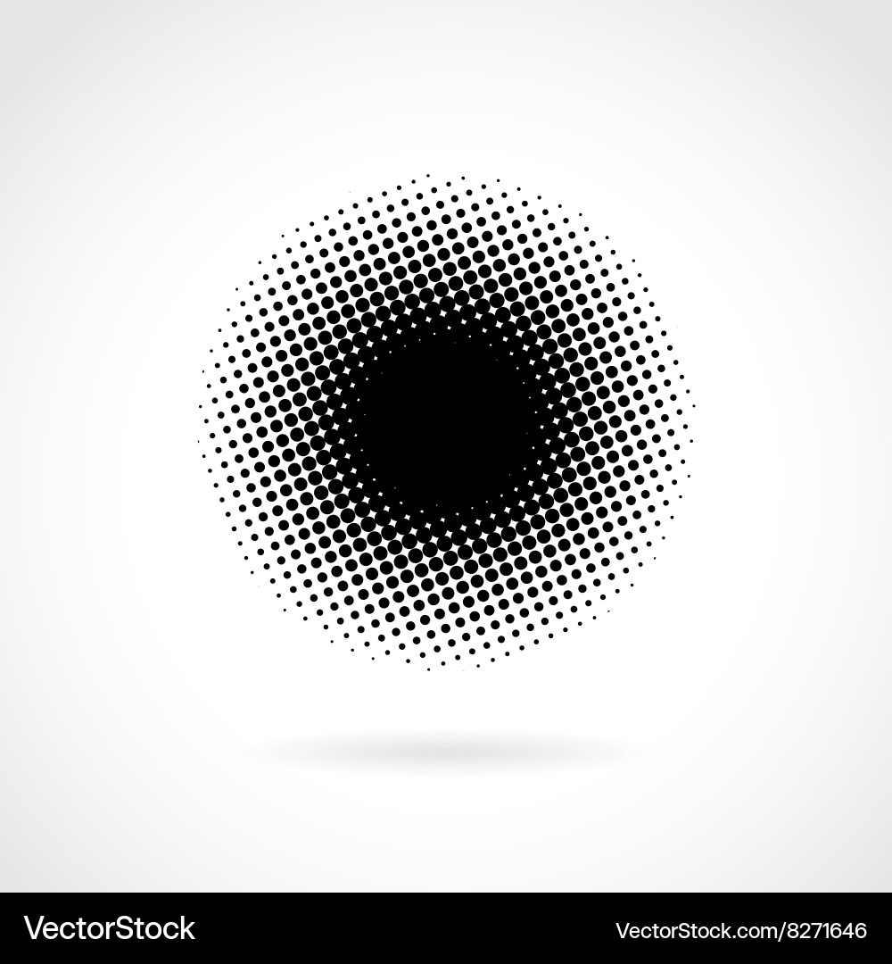 Halftone pattern Royalty Free Vector Image - VectorStock