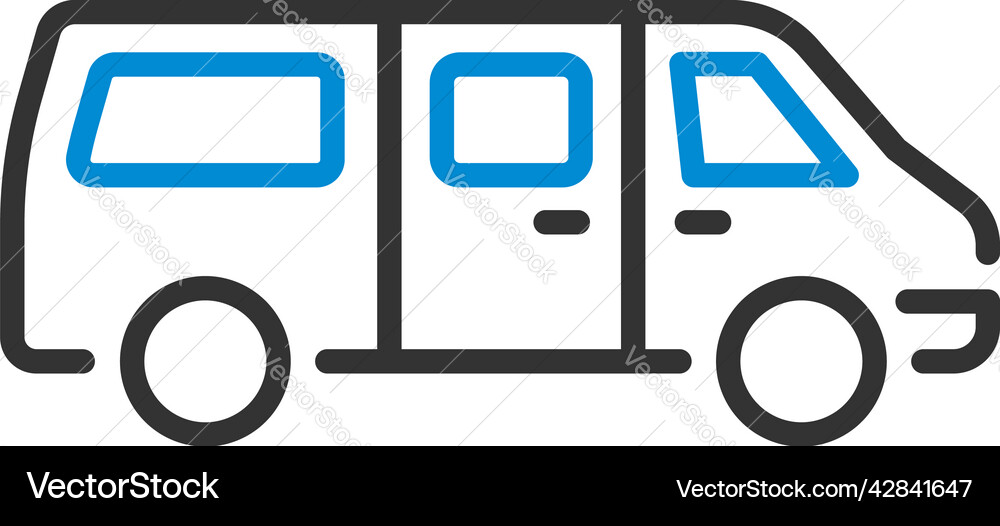 Commercial van icon Royalty Free Vector Image - VectorStock